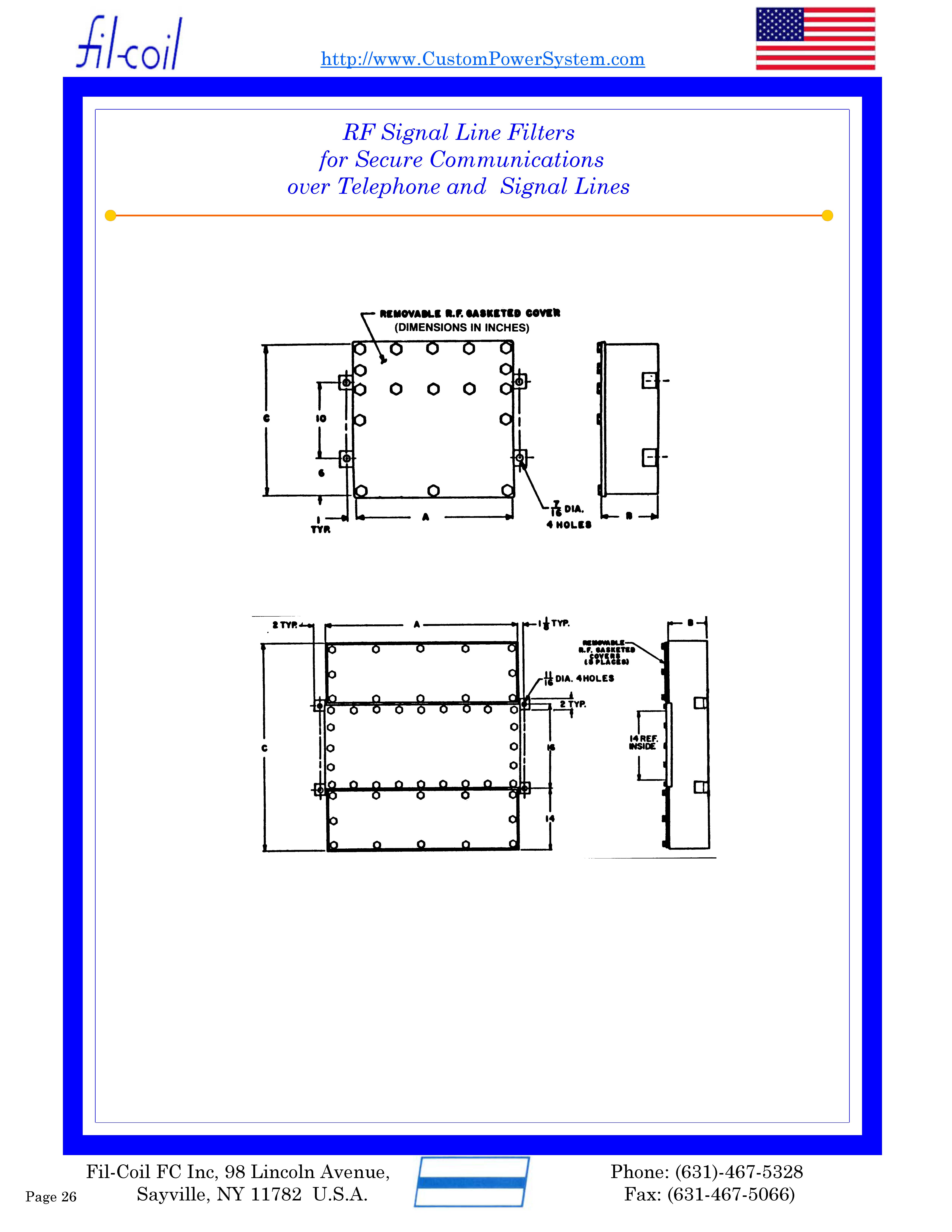 FC Catalog RF Signal Line